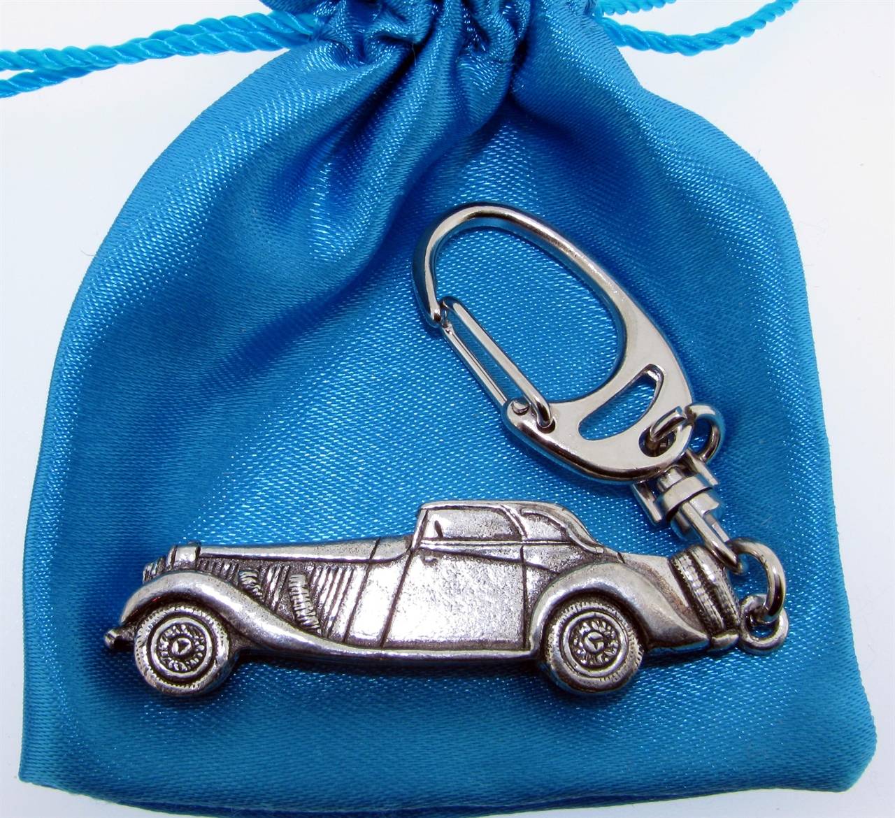 Car Keyring - high quality pewter gifts from Pageant Pewter