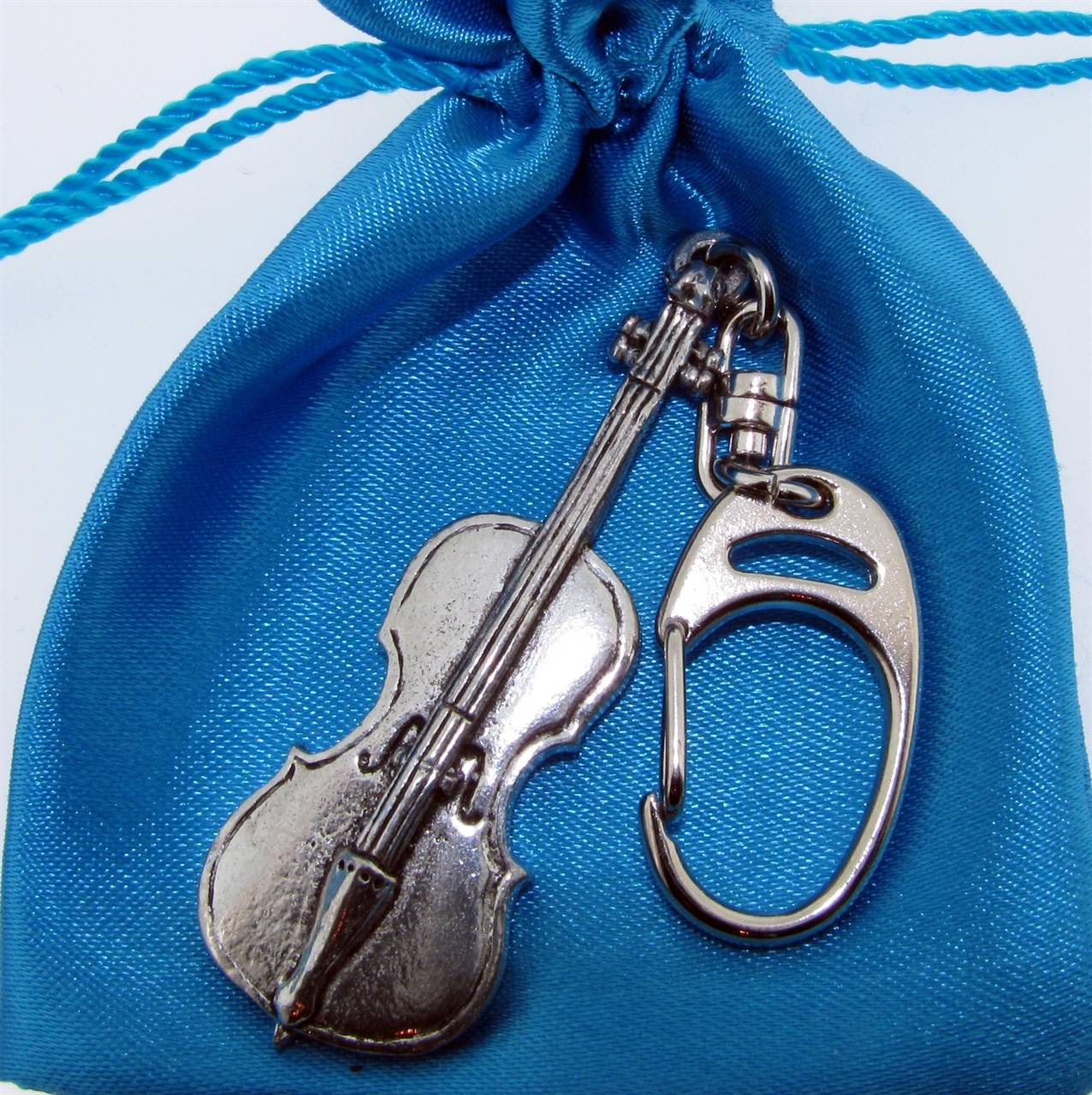 Cello Keyring - high quality pewter gifts from Pageant Pewter