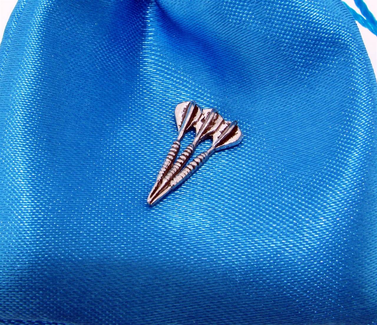 Darts Pin Badge - high quality pewter gifts from Pageant Pewter