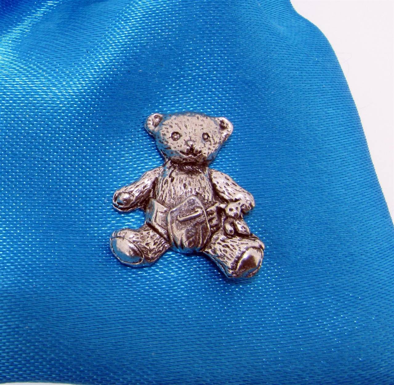 Baby Ted Pin Badge - high quality pewter gifts from Pageant Pewter