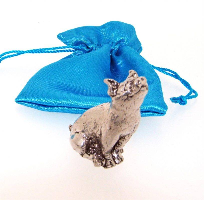 Happy Pig Miniature – Pageant Pewter