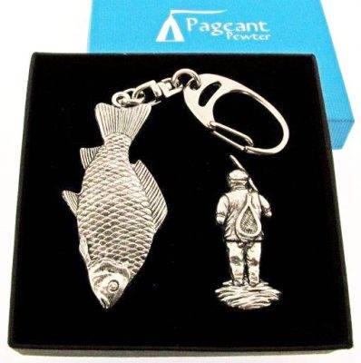 Fishing Keyring Gift Set – Pageant Pewter