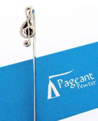 Treble Clef Bookmark – Pageant Pewter