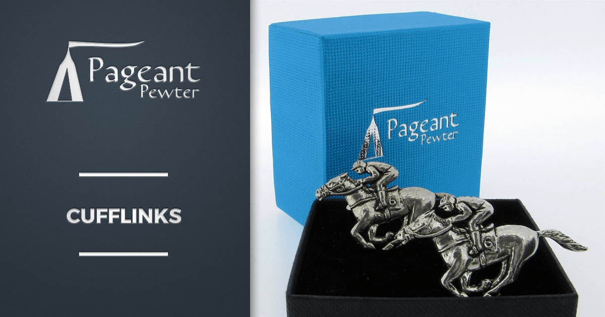 Cufflinks - high quality pewter gifts from Pageant Pewter