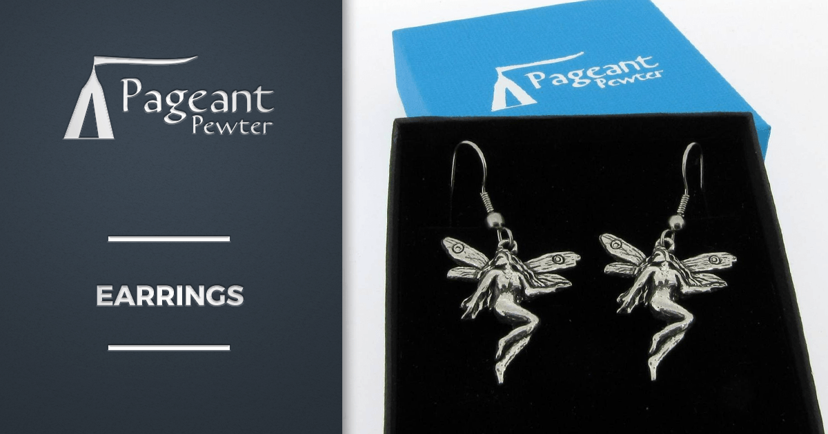 Earrings - high quality pewter gifts from Pageant Pewter