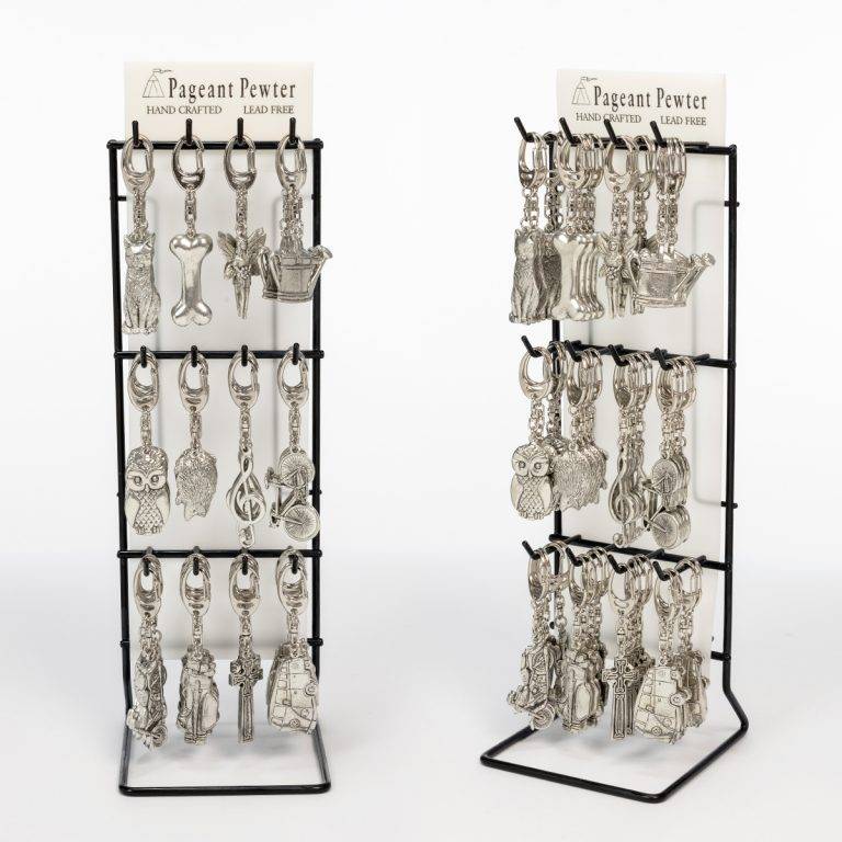 Keyring Display Stand – Pageant Pewter