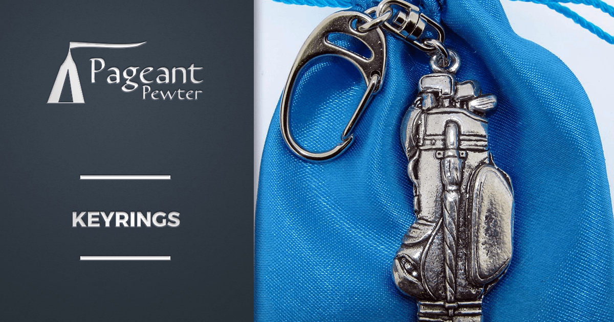 Keyrings - high quality pewter gifts from Pageant Pewter