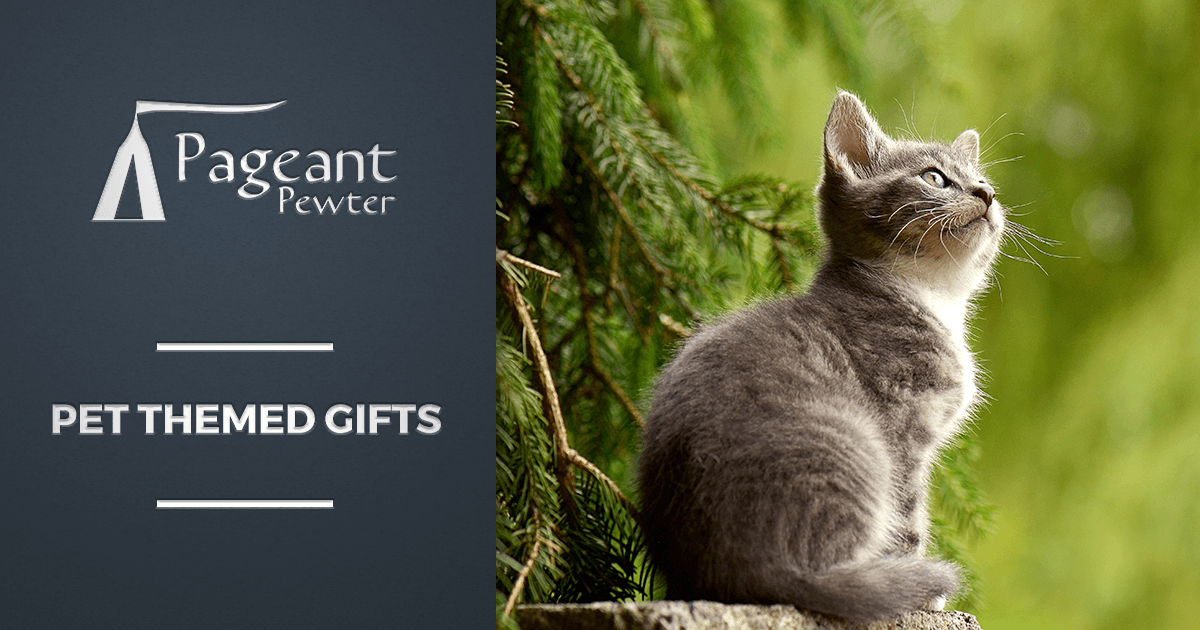 Pewter pet themed gifts - high quality pewter gifts from Pageant Pewter