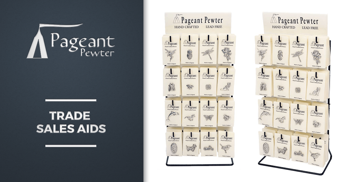 Trade Sales Aids and Displays from Pageant Pewter