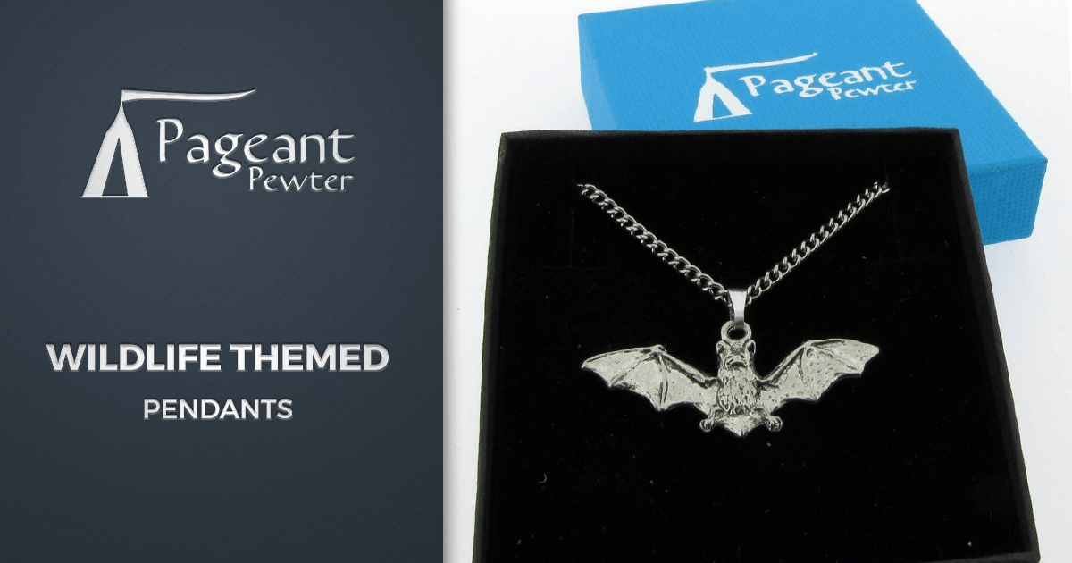 Pewter wildlife themed pendants - from Pageant Pewter