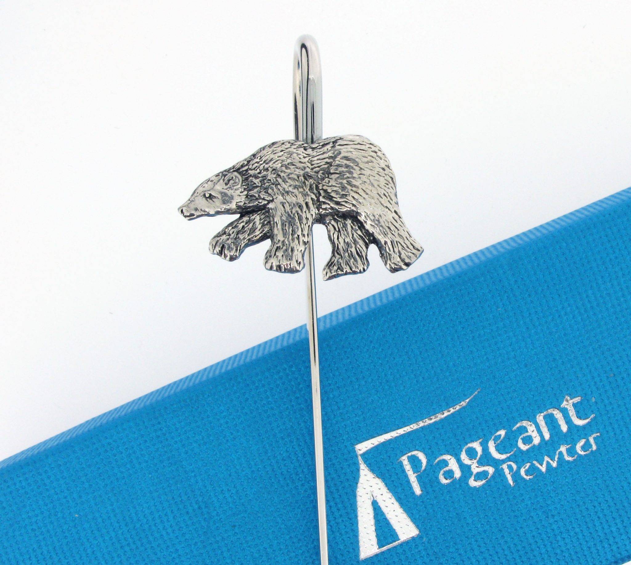 Polar Bear Bookmark – Pageant Pewter