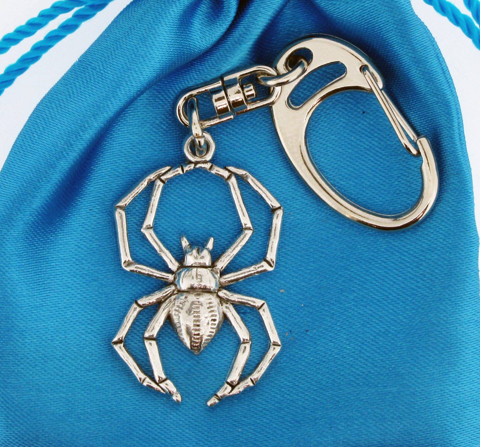 Spider Keyring – Pageant Pewter