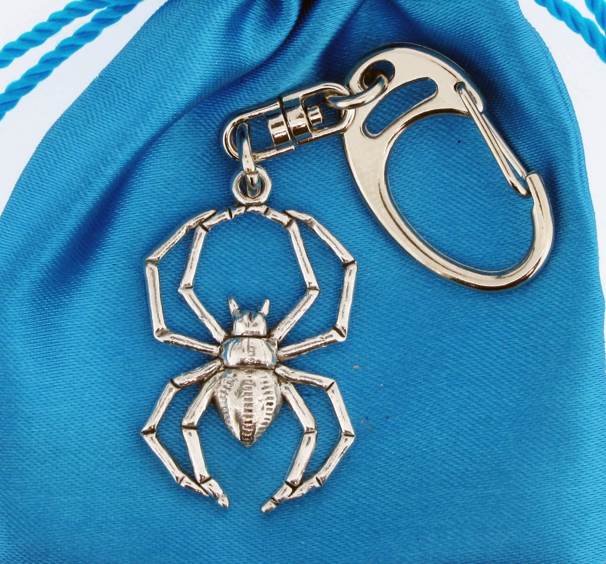 Spider Keyring – Pageant Pewter