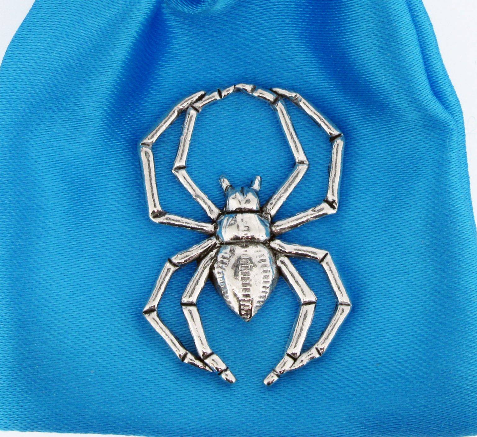 Spider Pin Badge – Pageant Pewter