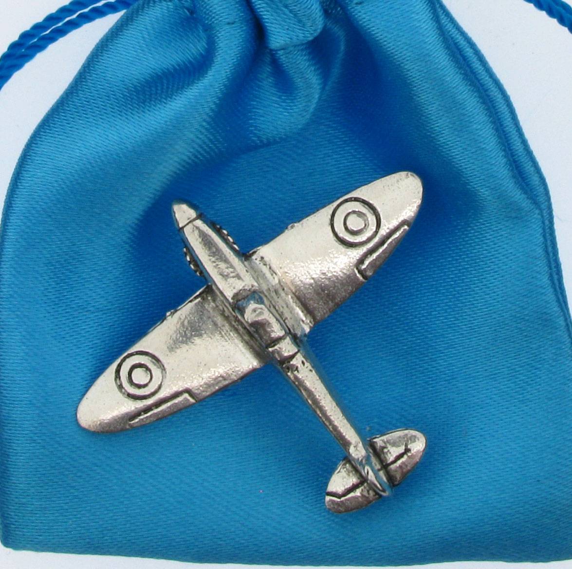Spitfire Pin Badge - Pageant Pewter