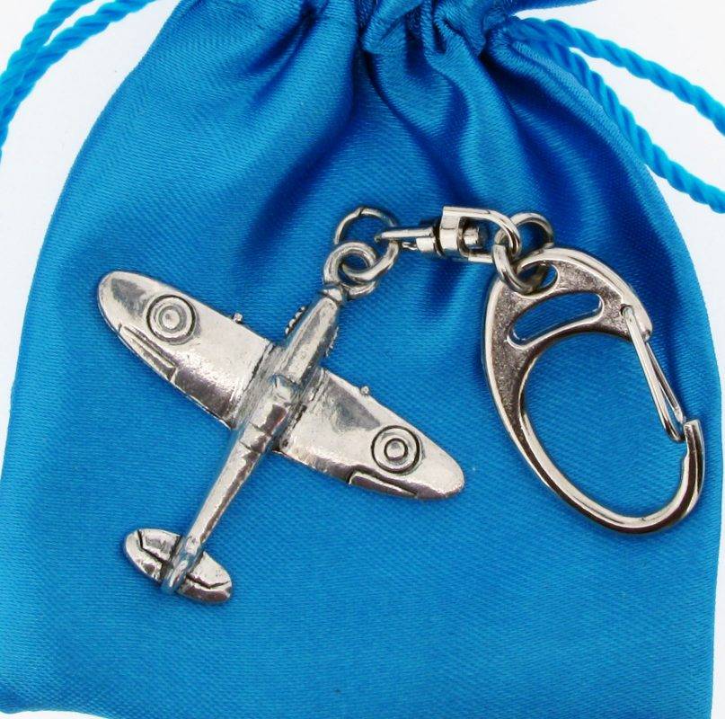 Spitfire Keyring – Pageant Pewter