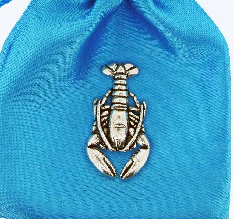 Lobster Pewter Pin Badge – Pageant Pewter