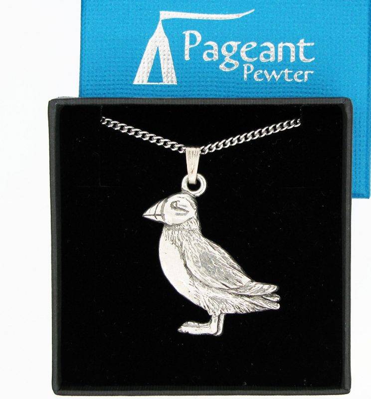 Puffin Pewter Pendant – Pageant Pewter
