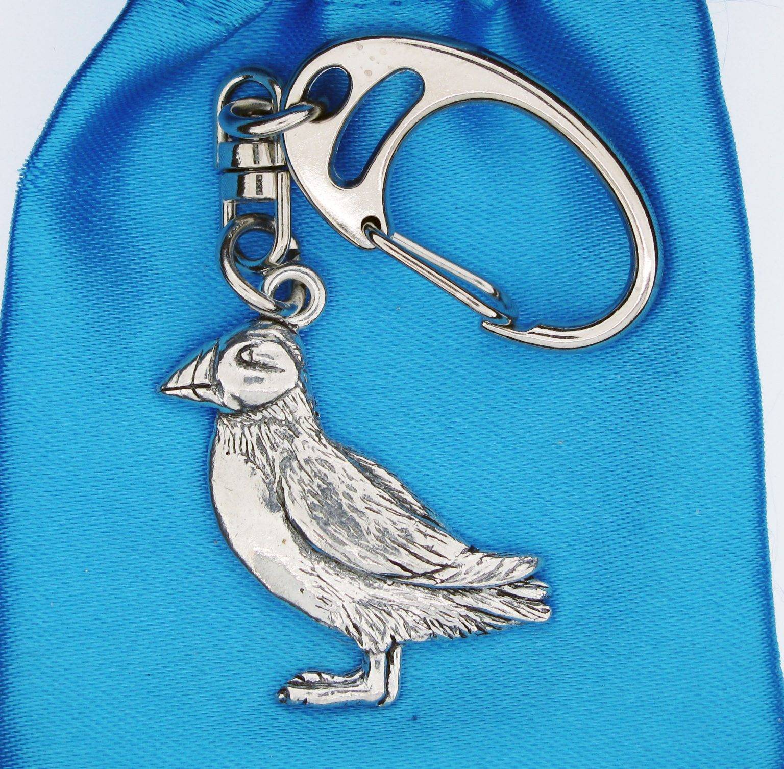 Puffin Pewter Keyring – Pageant Pewter