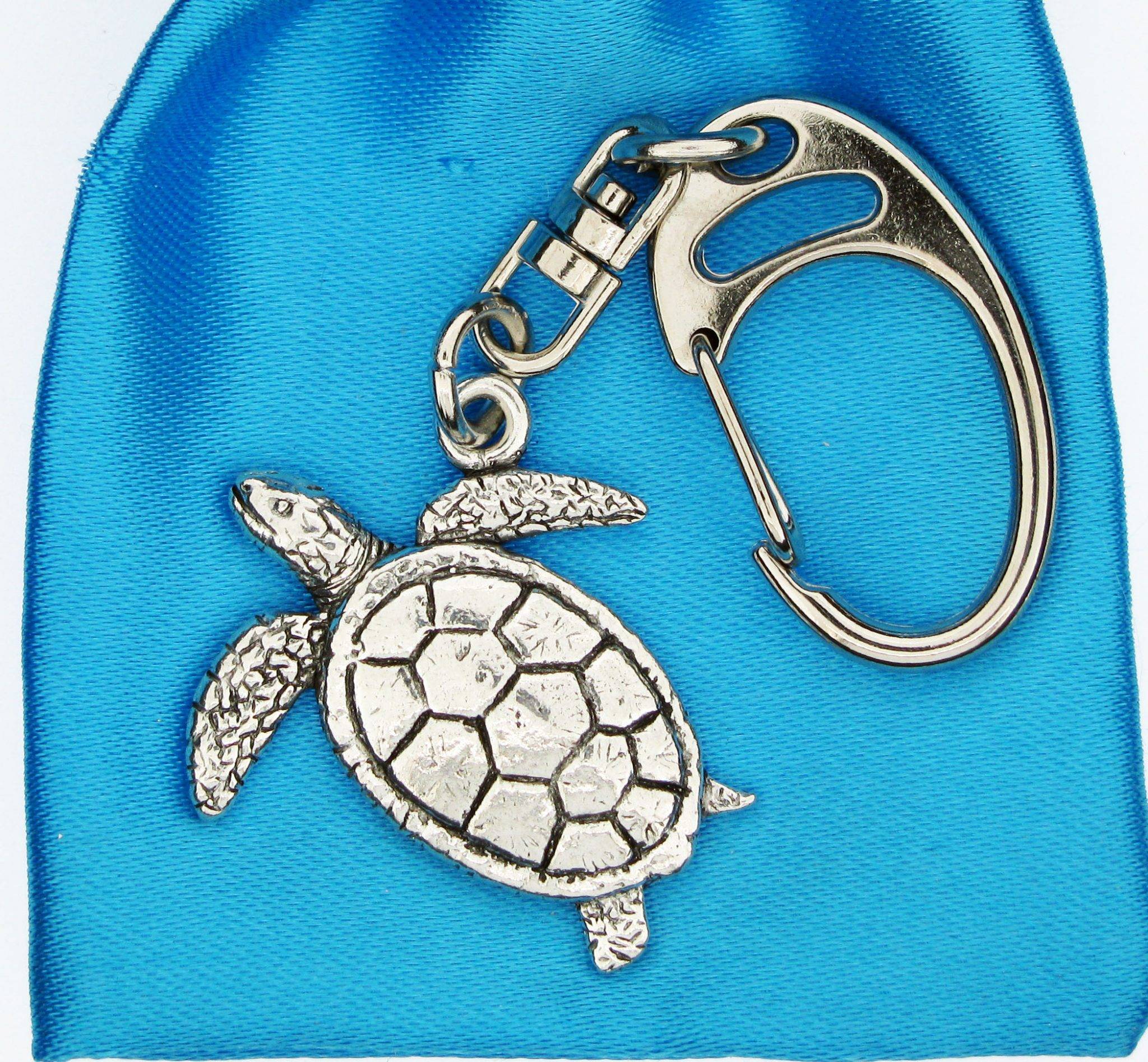 Turtle Pewter Keyring – Pageant Pewter