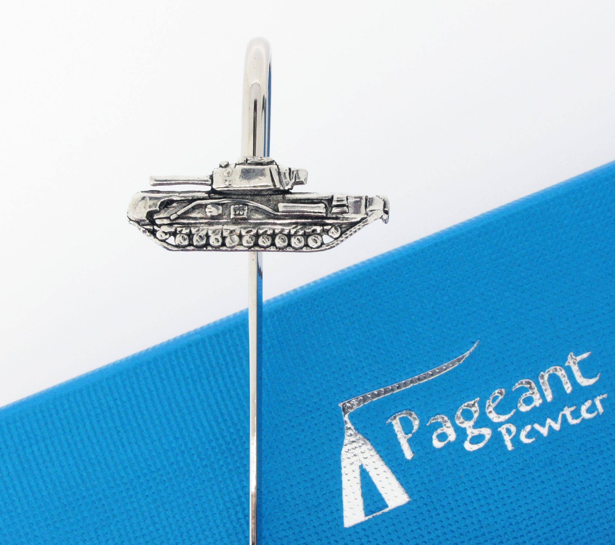 WW2 Churchill Tank Pewter Bookmark – Pageant Pewter