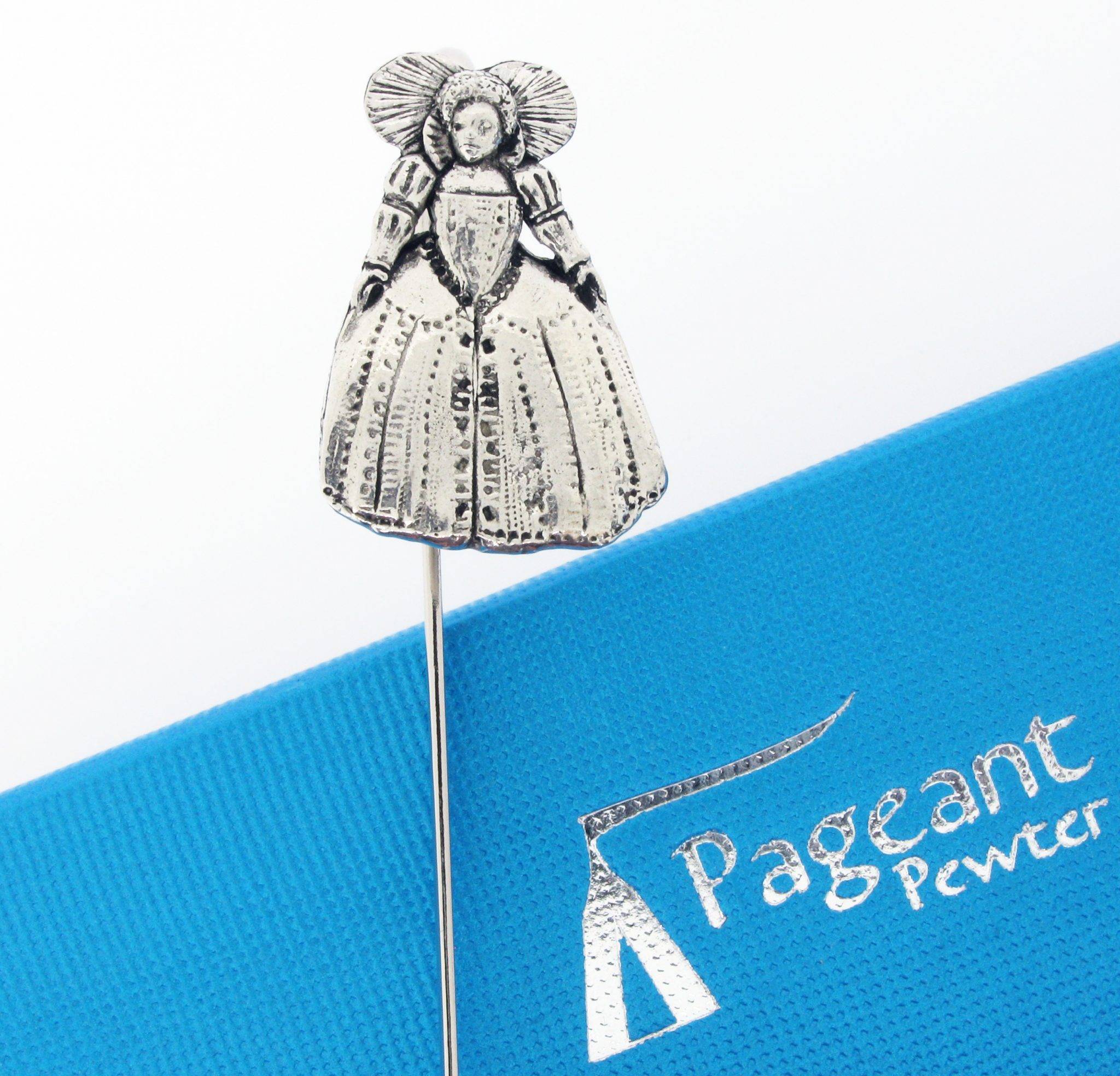 Queen Elizbeth I Pewter Bookmark – Pageant Pewter