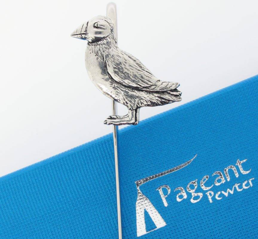 Puffin Pewter Bookmark - Pageant Pewter