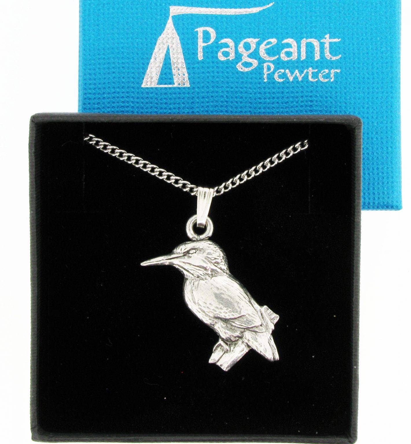 Kingfisher Pewter Pendant – Pageant Pewter
